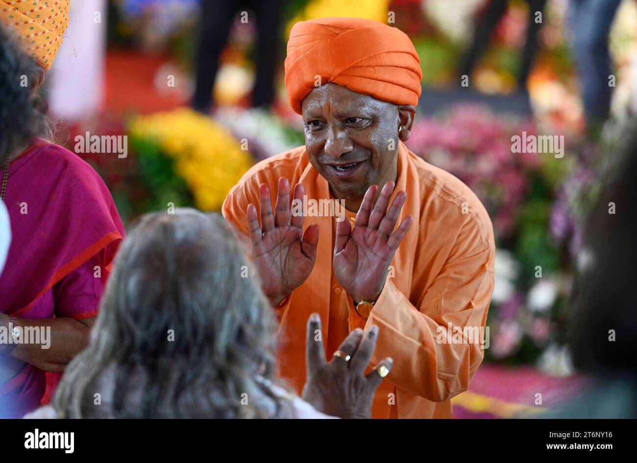 AYODHYA, INDIA – NOVEMBER 11: Uttar Pradesh Chief Minister Yogi ...