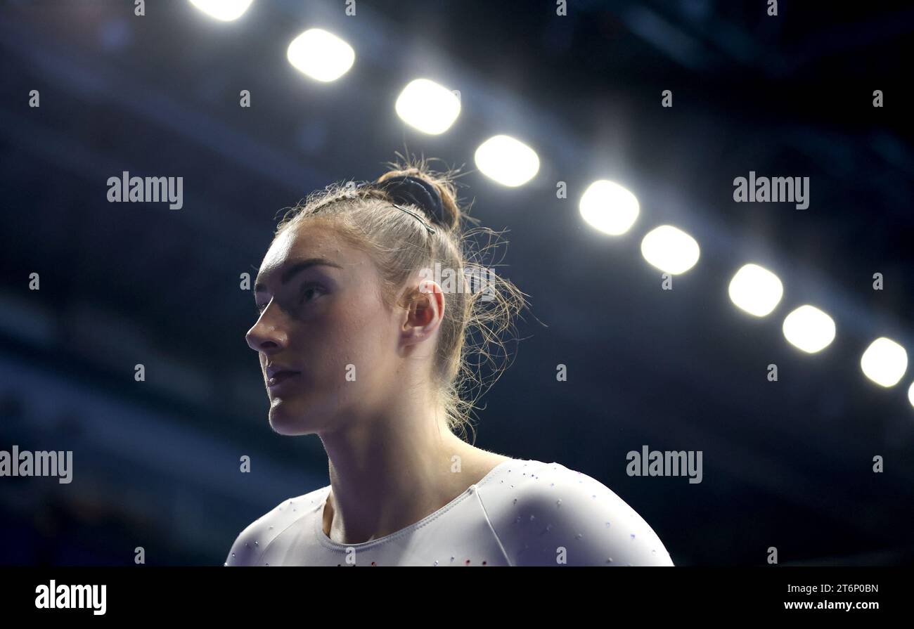 Great Britain’s Isabelle Songhurst during day three of the 2023 FIG ...