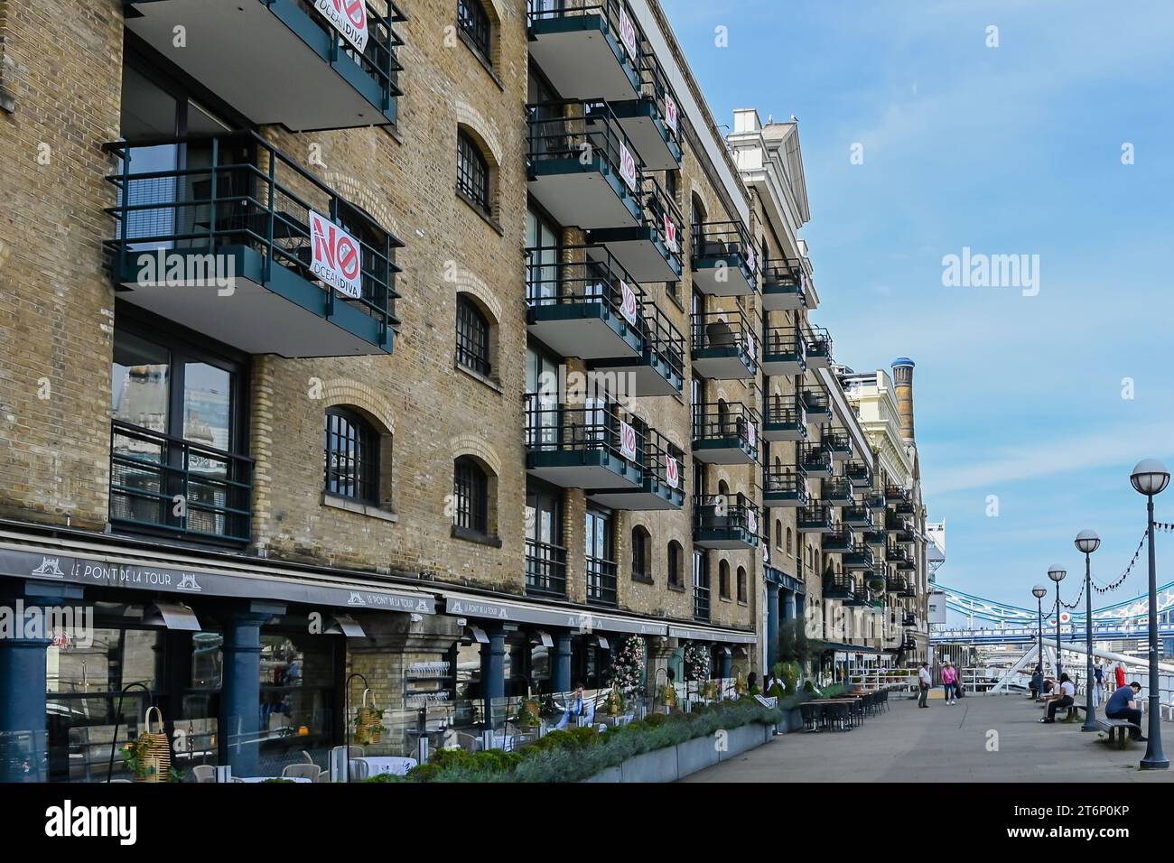 Shad Riverside by the historic Butlers Wharf building at the River ...