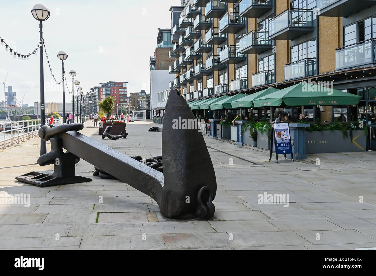 Shad Riverside by the historic Butlers Wharf building at the River ...