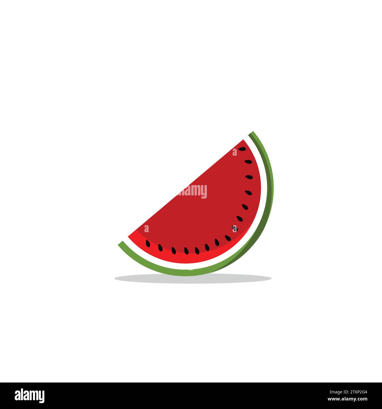 Watermelon slice character with funny face. Happy cute cartoon ...