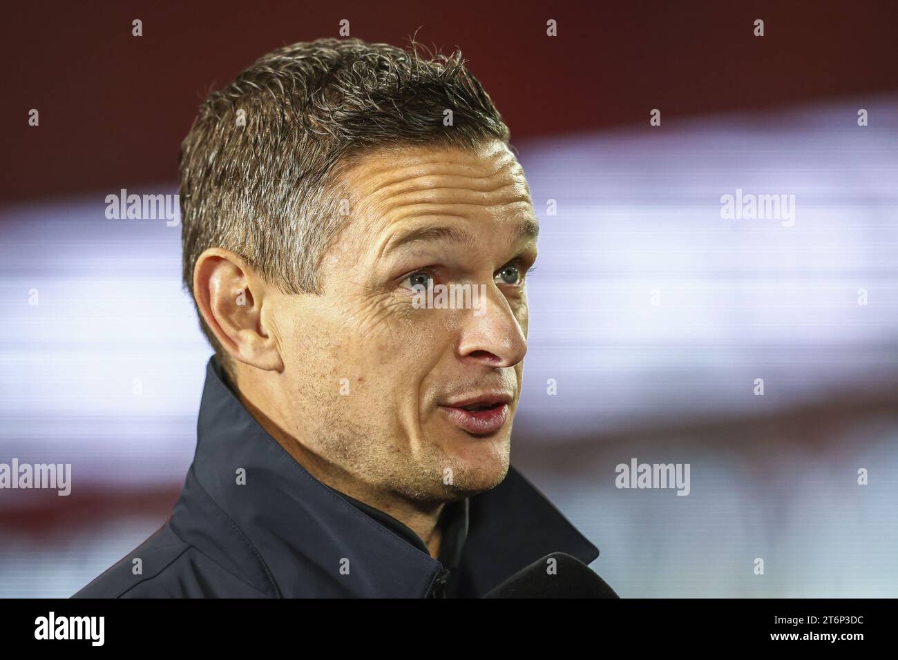 ENSCHEDE - NEC Nijmegen coach Rogier Meijer during the Dutch Eredivisie ...