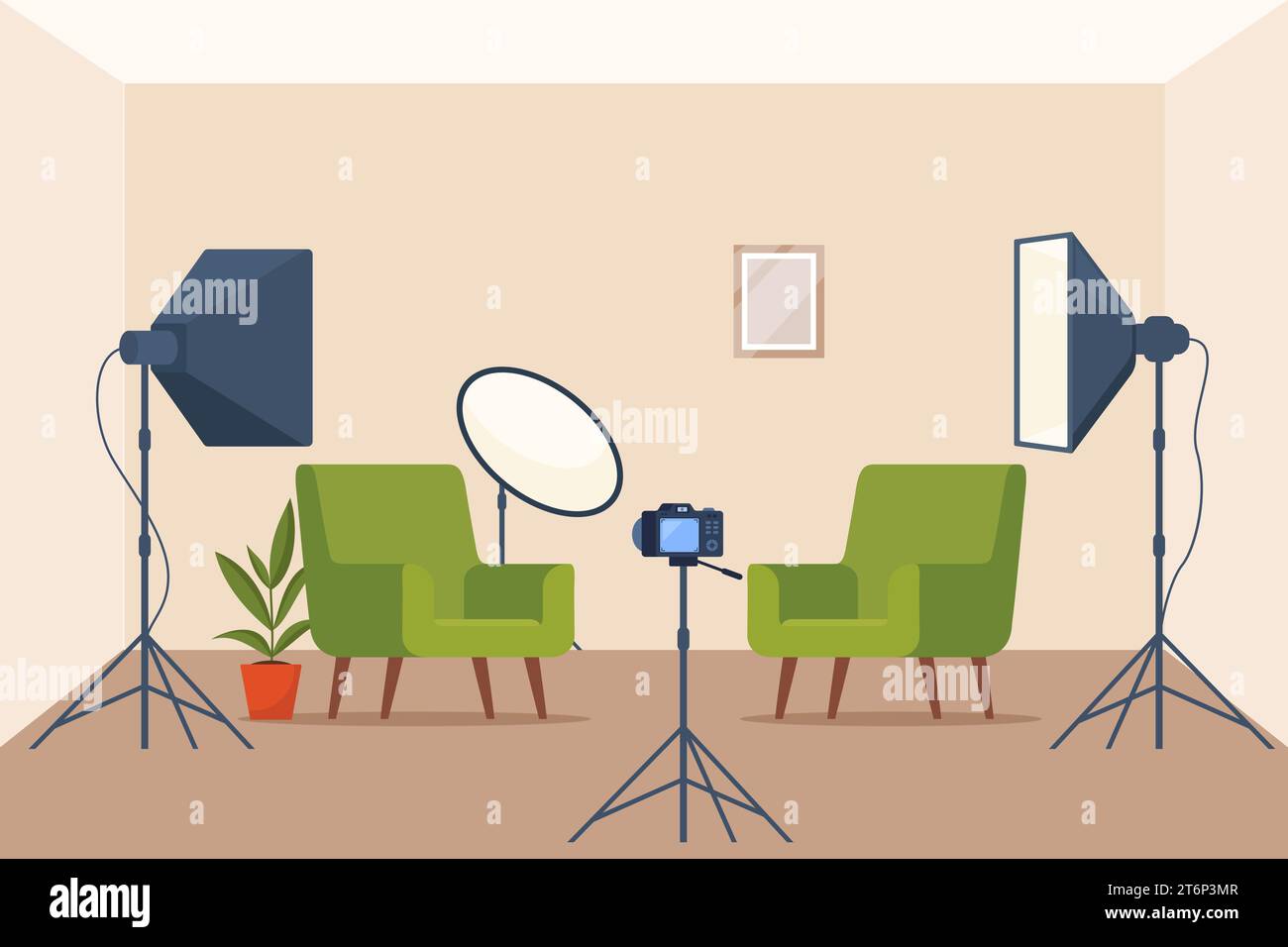Professional photographic setup Stock Vector Images - Alamy