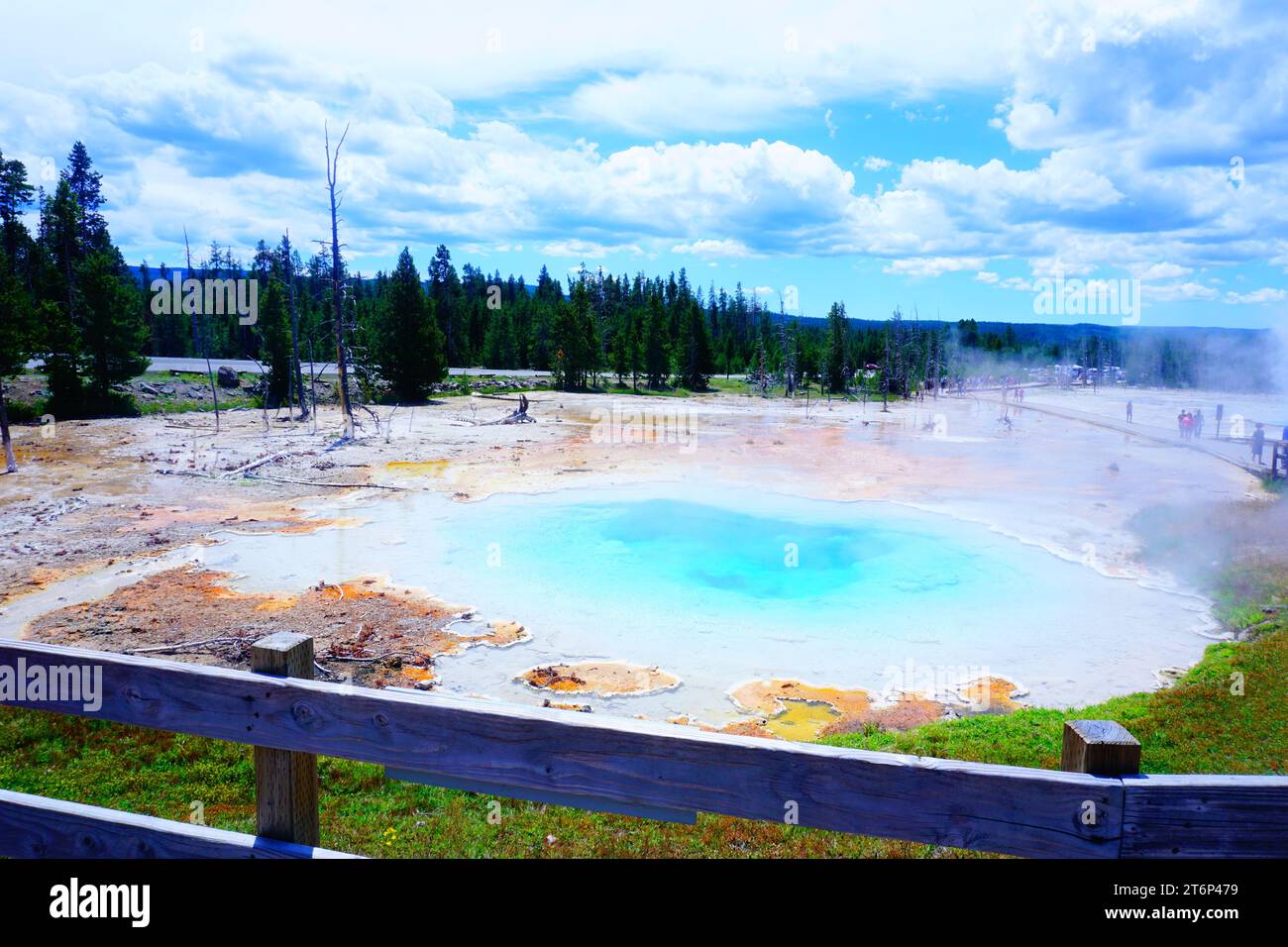 Geyser an Mountains Stock Photo - Alamy