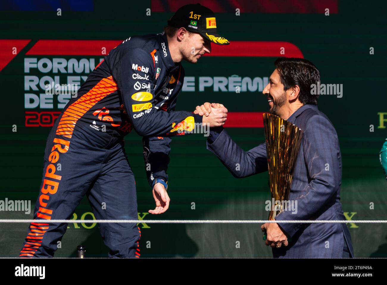 MAX VERSTAPPEN of RED BULL RACING HONDA RBPT celebrates first place ...