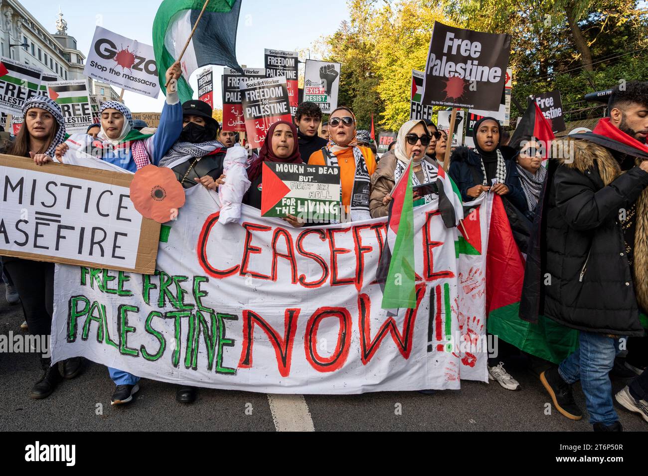 Ceasefire now banner hi-res stock photography and images - Alamy