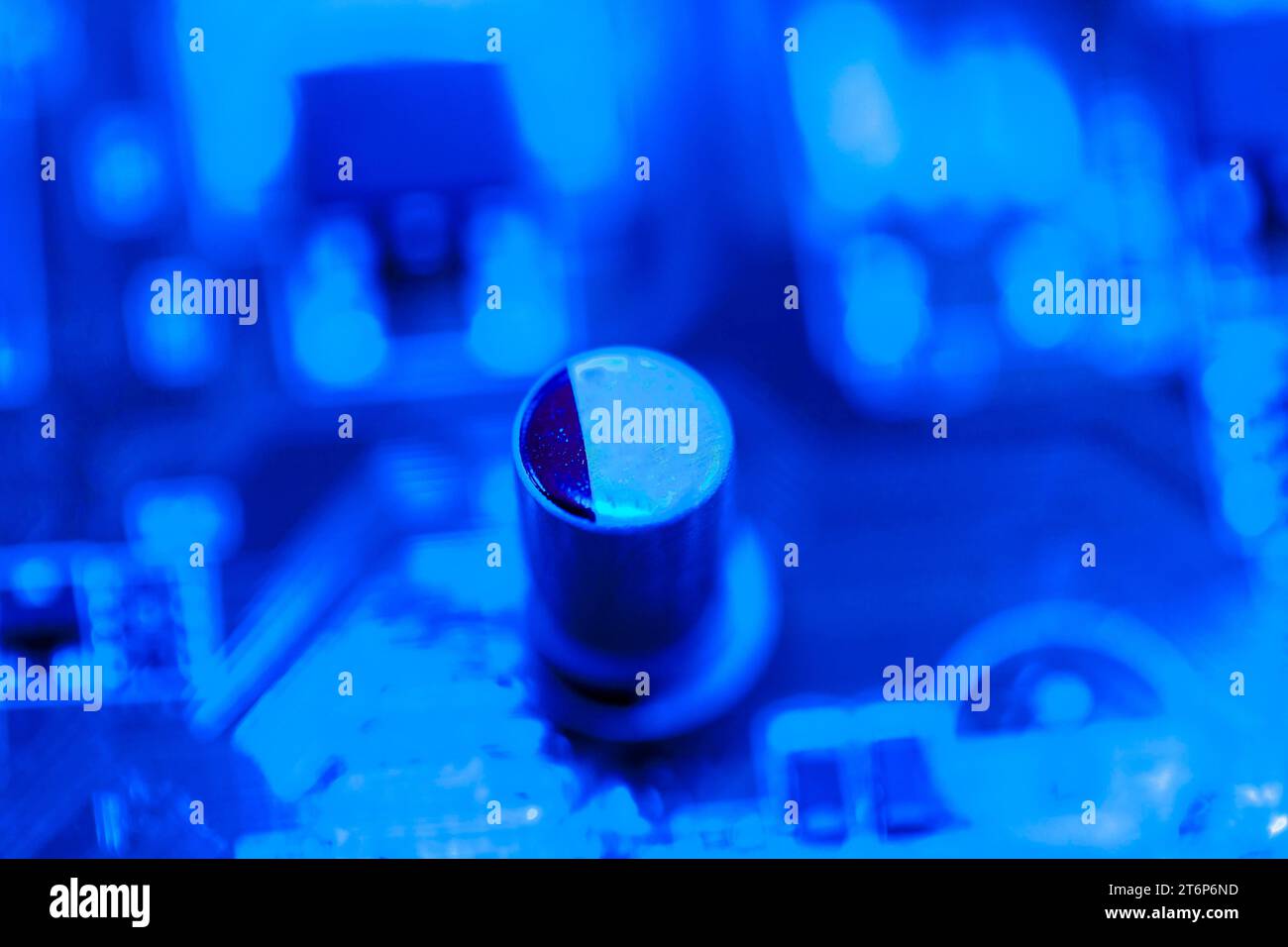 Blue capacitor hi-res stock photography and images - Alamy