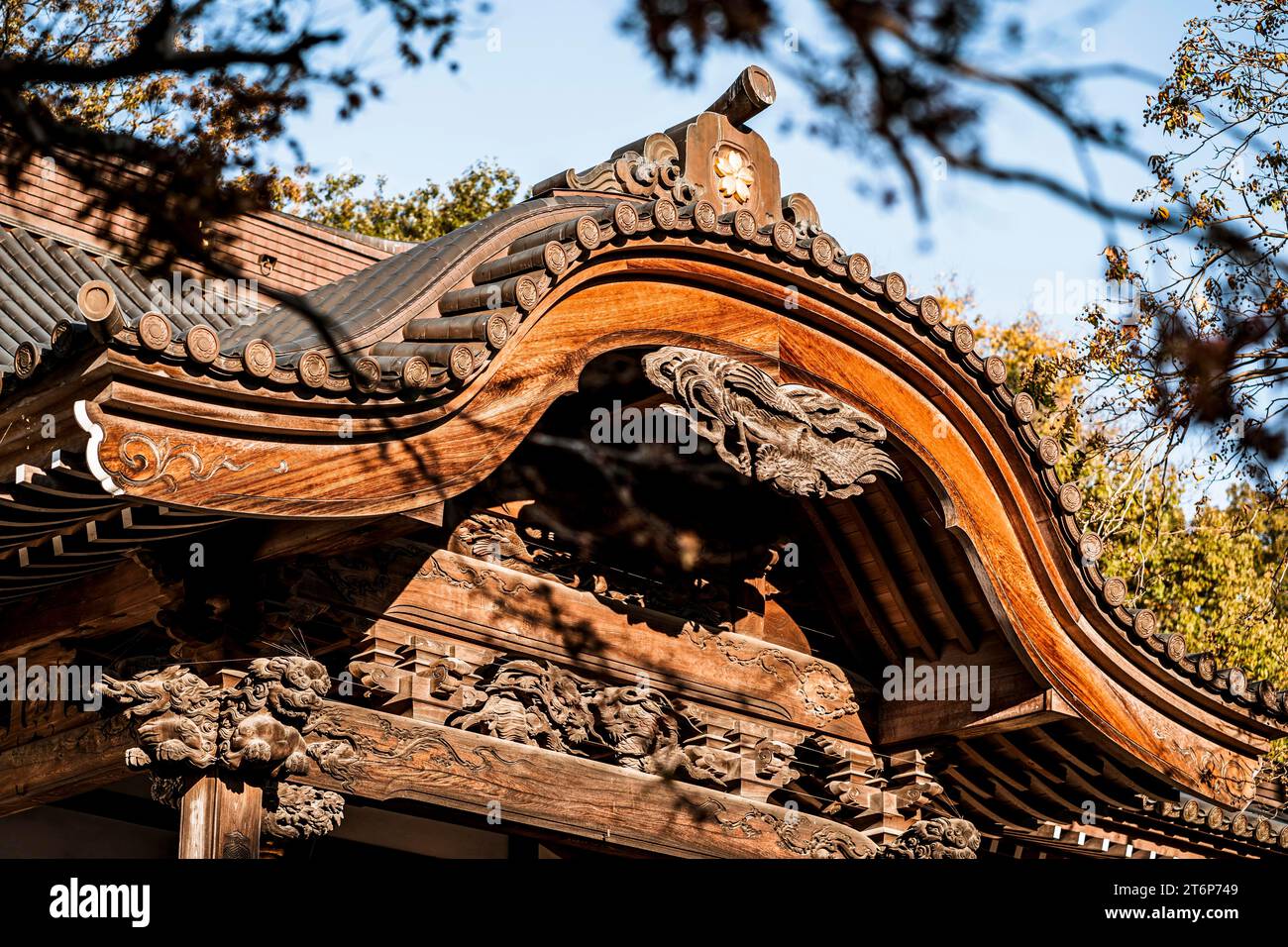 Japanese wood structure hi-res stock photography and images - Alamy