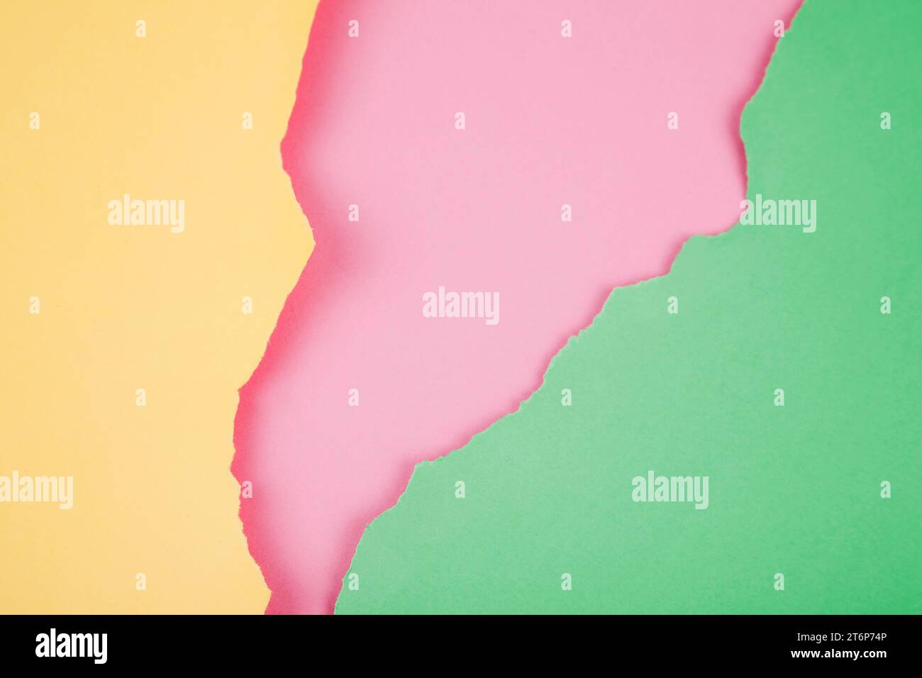 Composed torn paper pieces Stock Photo - Alamy