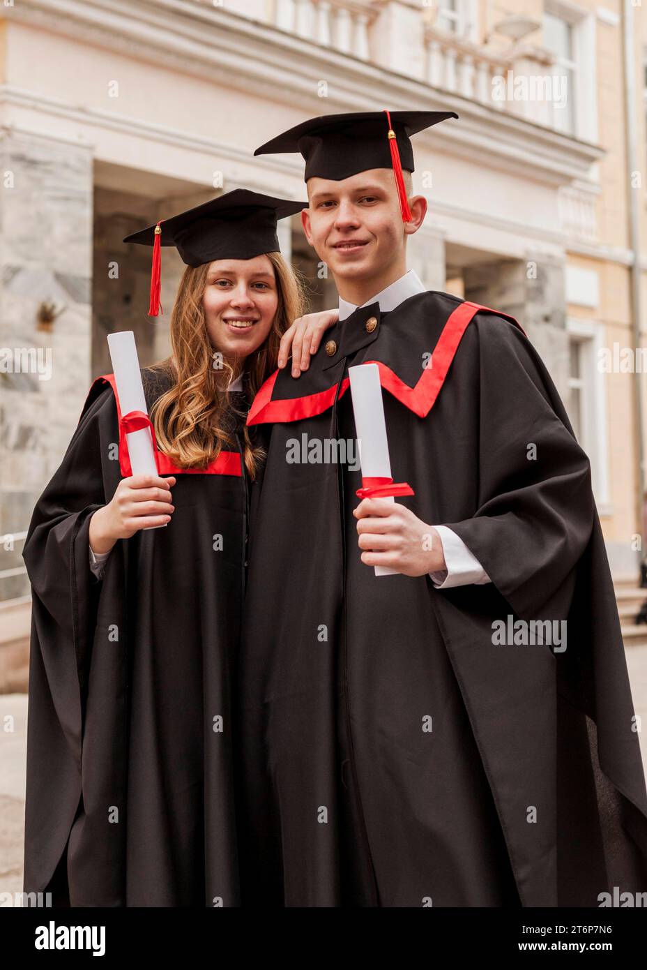 Graduation celebration diverse friends hi-res stock photography and ...