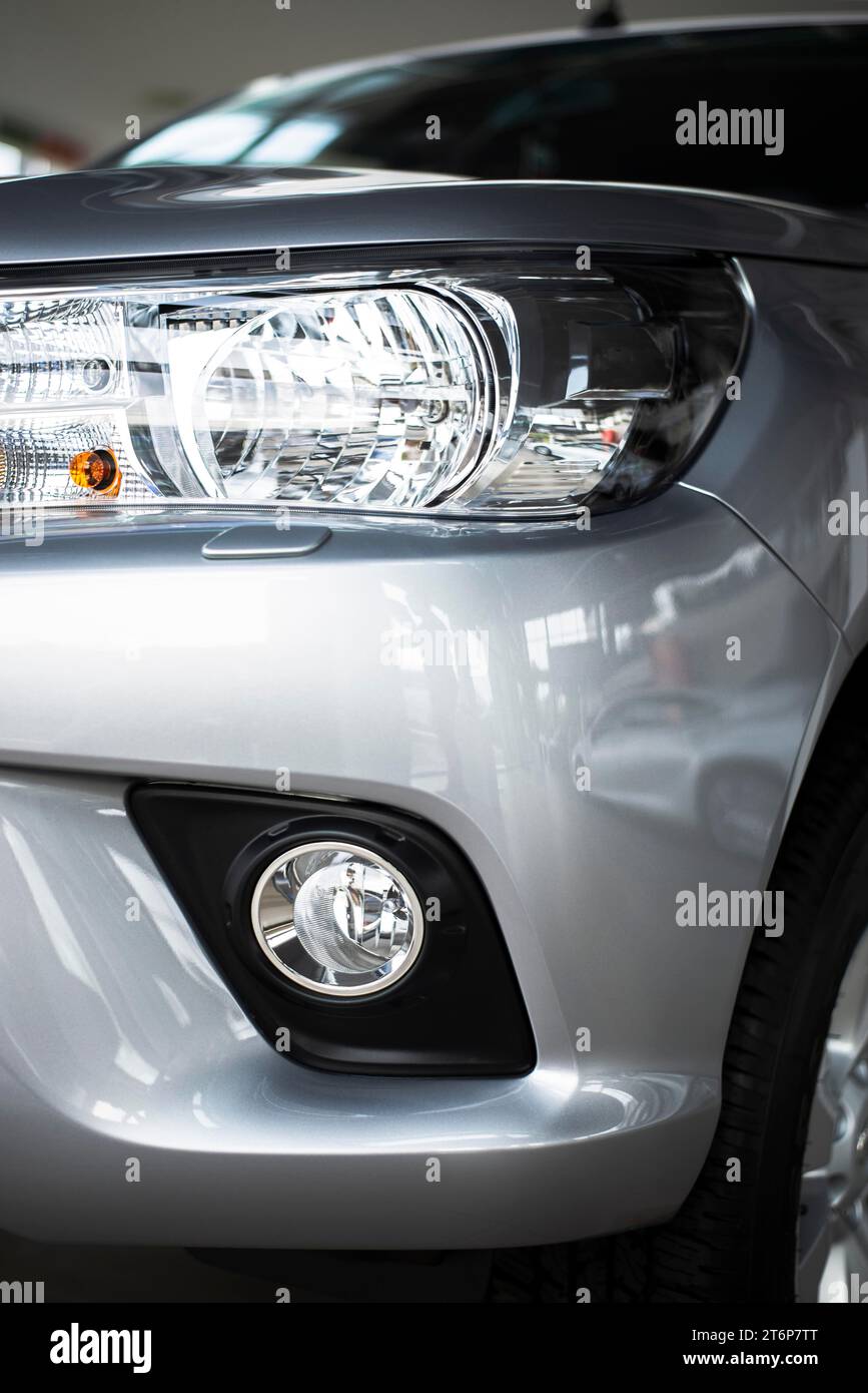 Front view new car sell available Stock Photo - Alamy