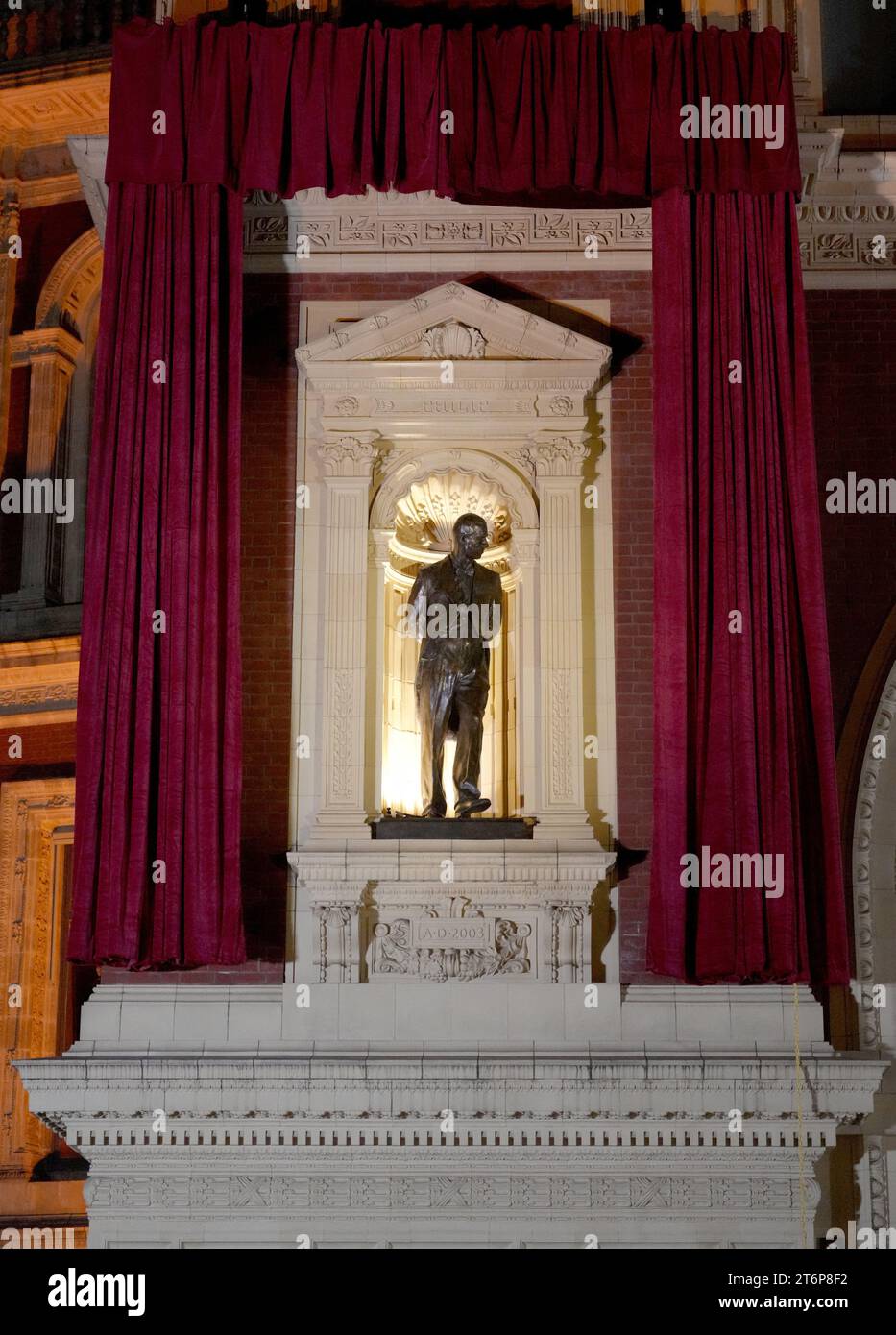 A statue of Prince Philip unveiled by Queen Camilla as she arrived to ...