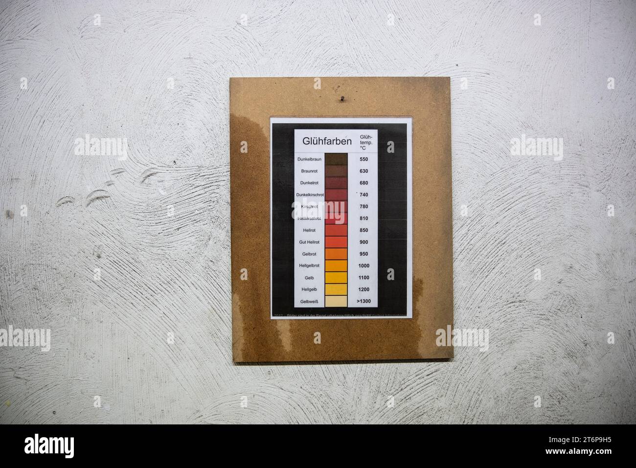 Table for annealing colours, grant from VG Bild-Kunst, Neustart Kultur ...