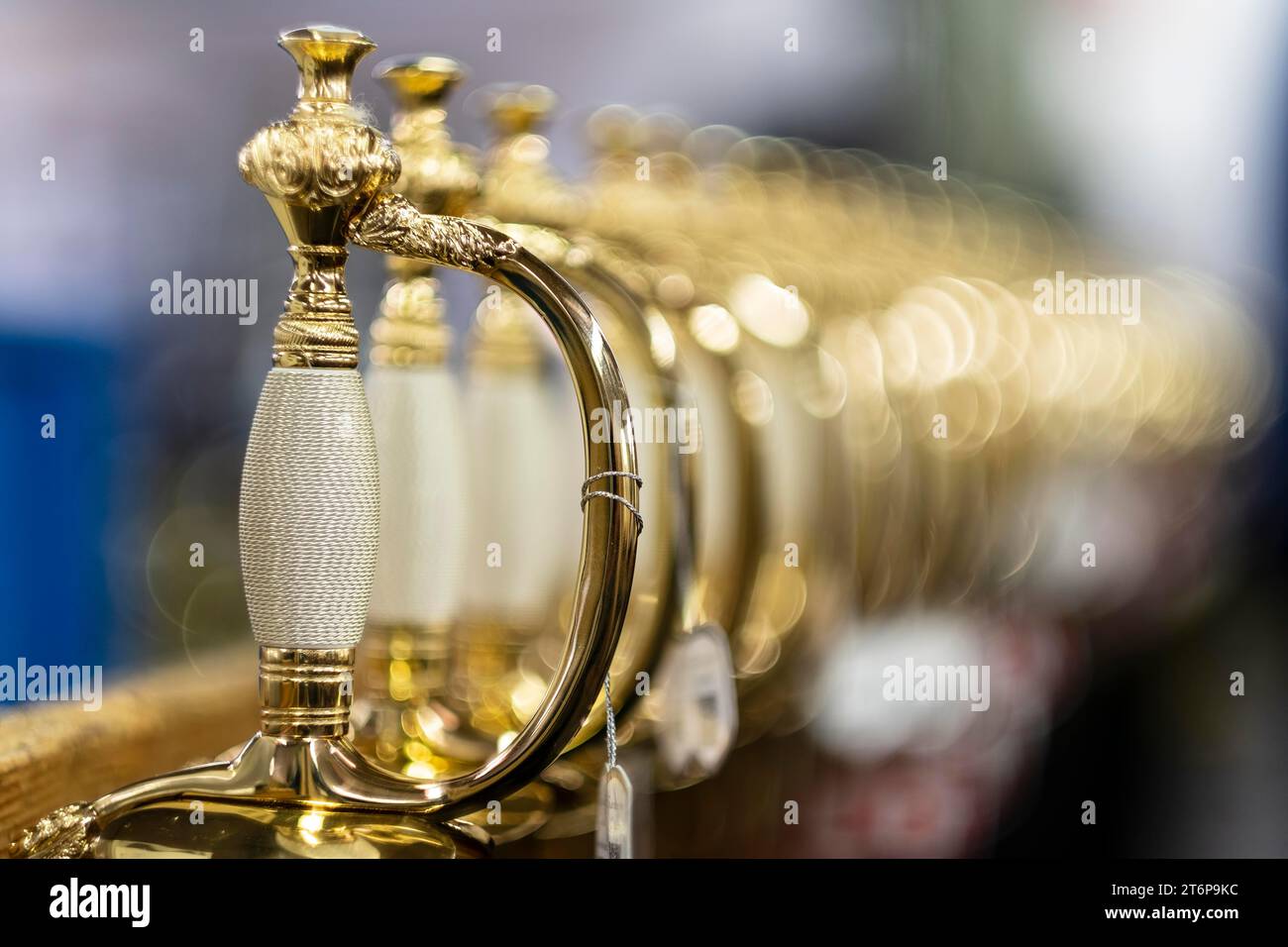 Close-up of the handle of a sword, grant from VG Bild-Kunst, Neustart ...