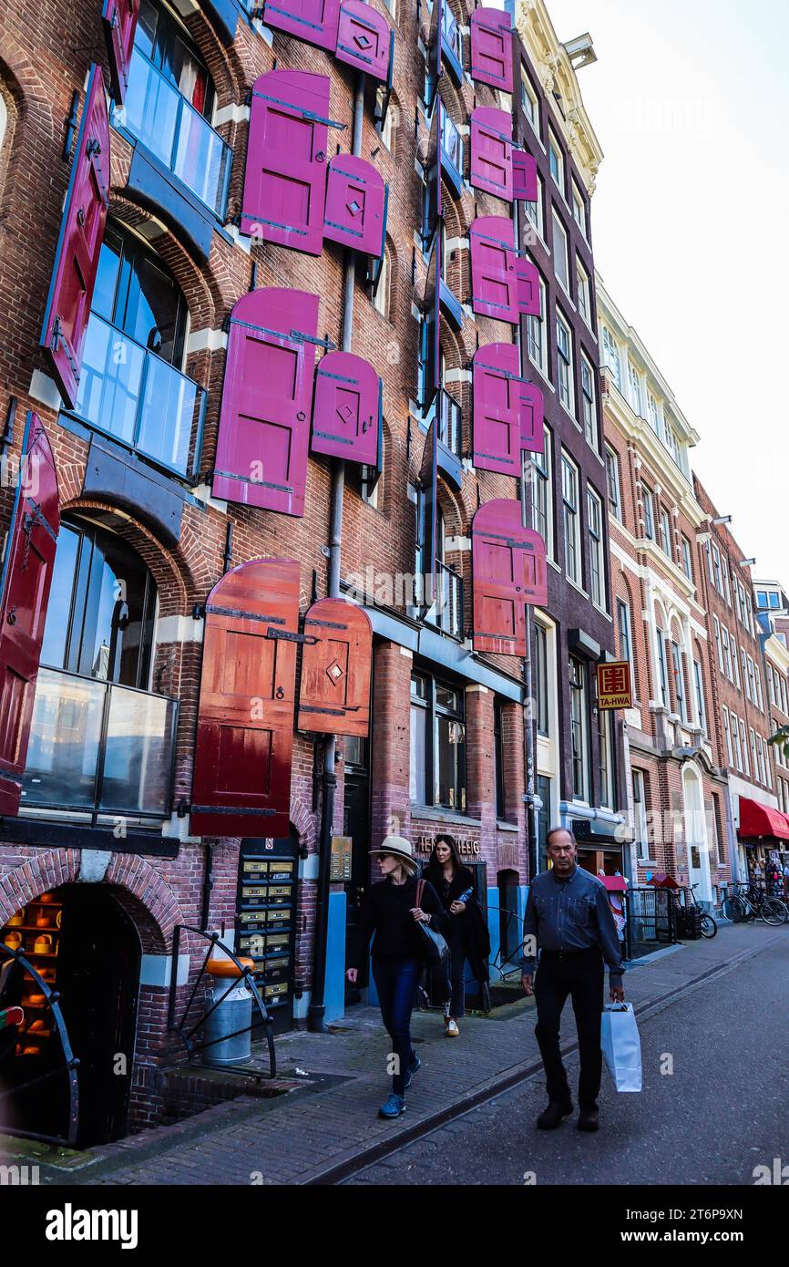 Amsterdam, Netherlands. Image captured colorful building architecture ...