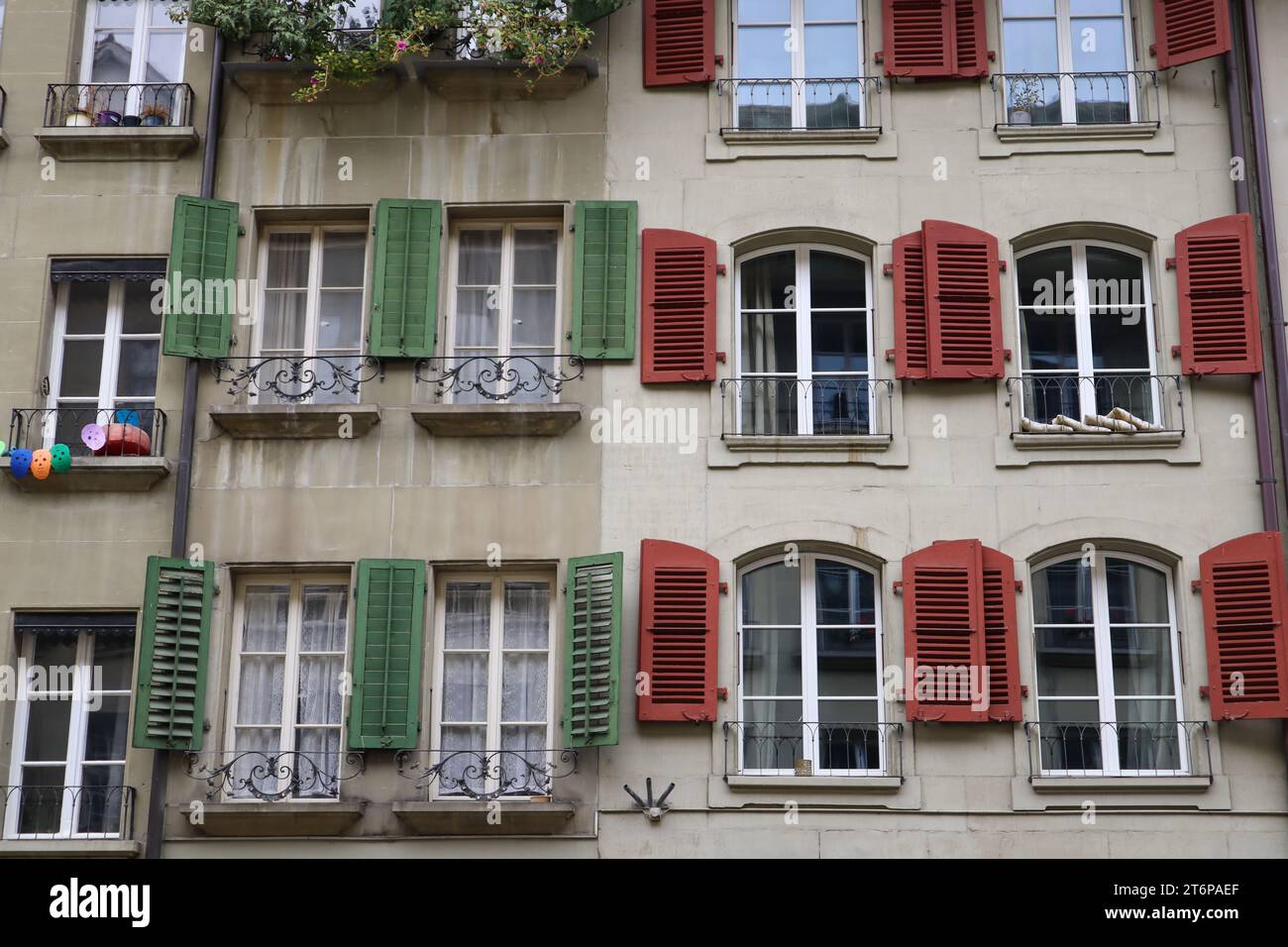 Bern, Switzerland. Image captured during walking pass building with ...