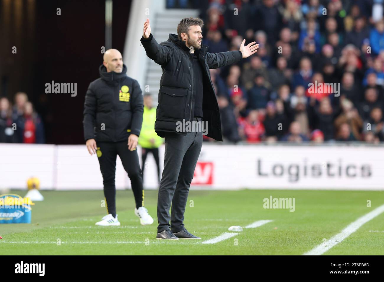 Michael Carrick manager of Middlesbrough during the Sky Bet ...