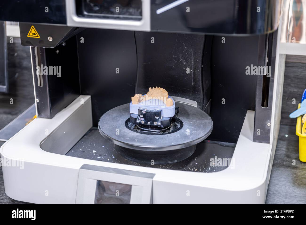 Dental 3D scanner. Dental scan with prosthesis. Create three ...