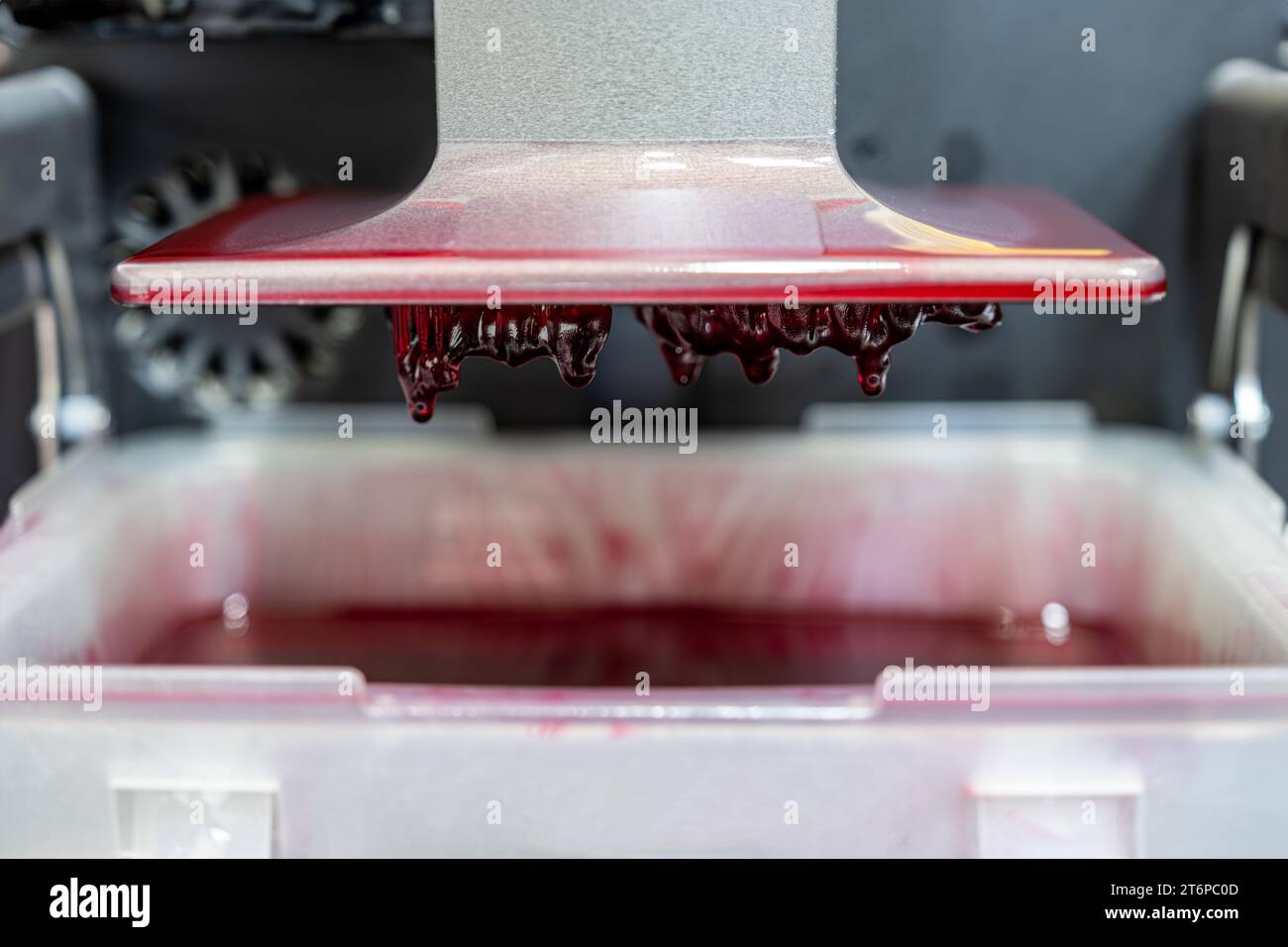 3D UV printer used to print human teeths as prosthodontics and process ...