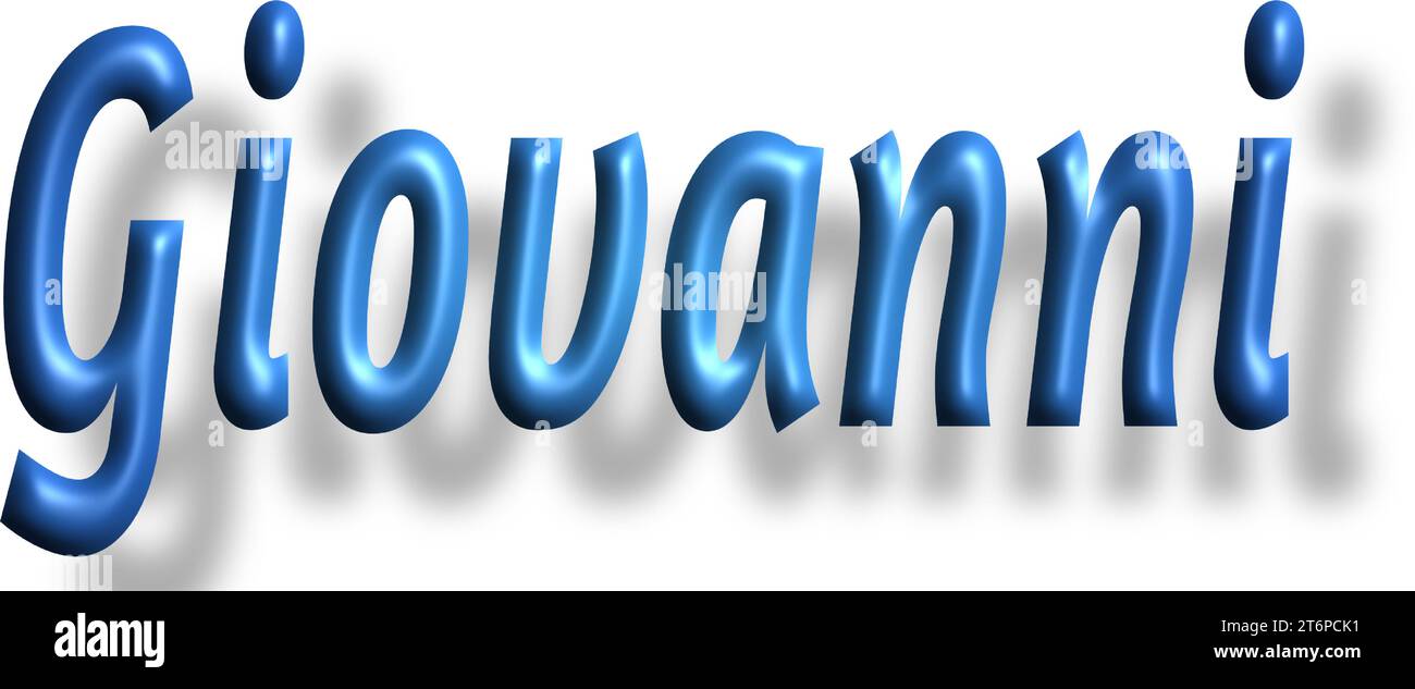 Giovanni name Stock Vector Images - Alamy