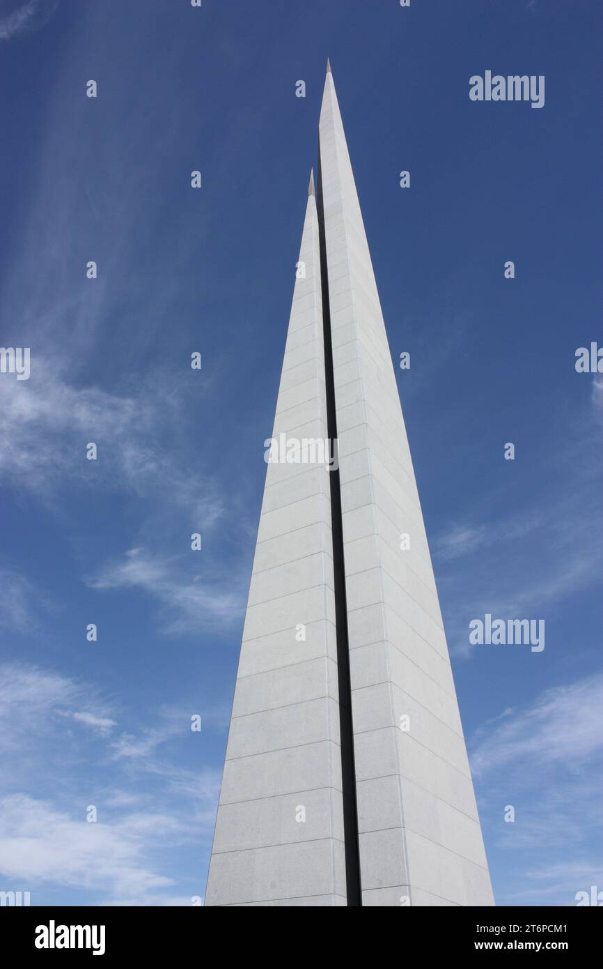 The pinnacle at the Tsitsernakaberd Armenian Genocide Memorial Complex ...