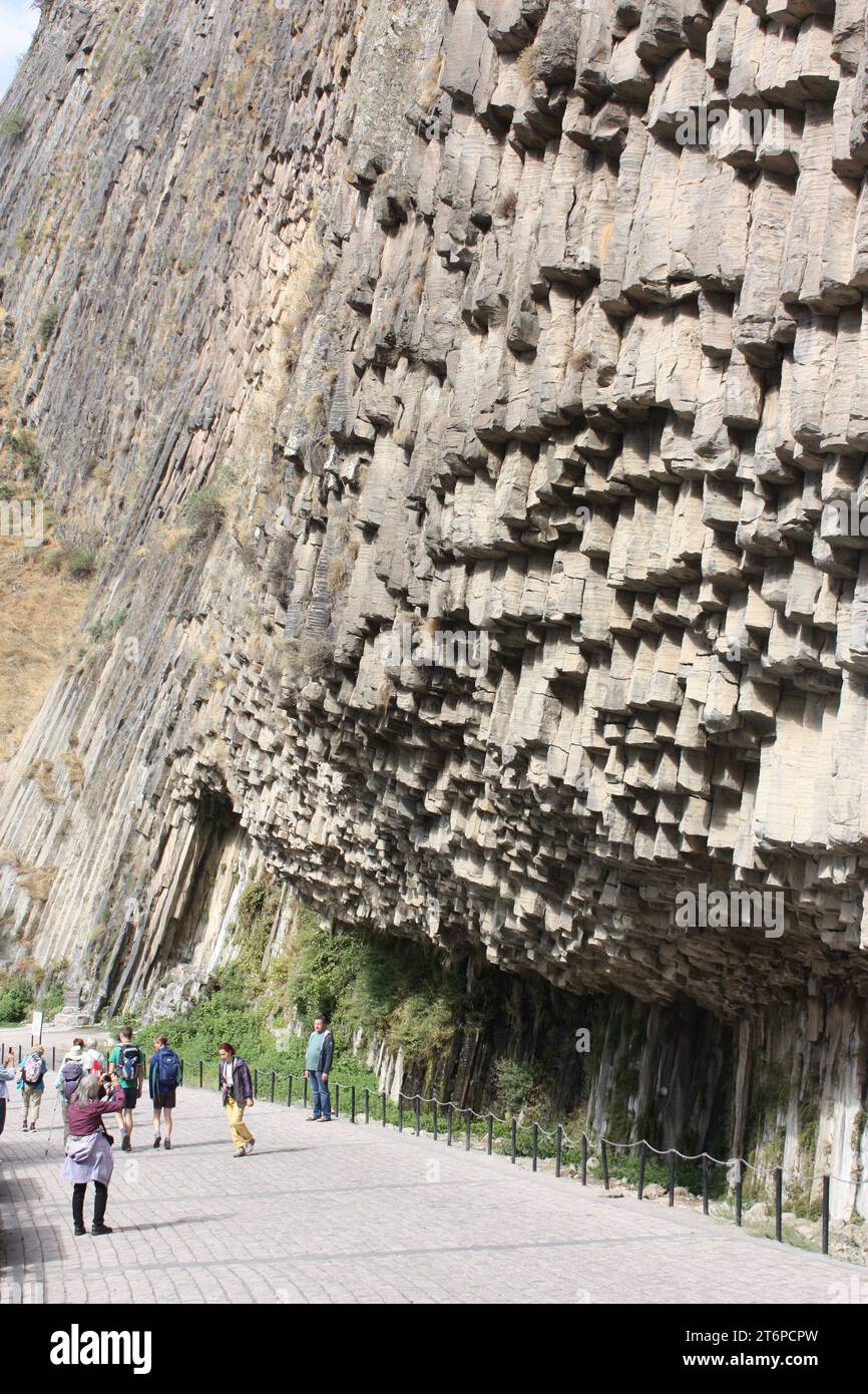 Basalt columns in the Garni gorge, Armenia Stock Photo - Alamy