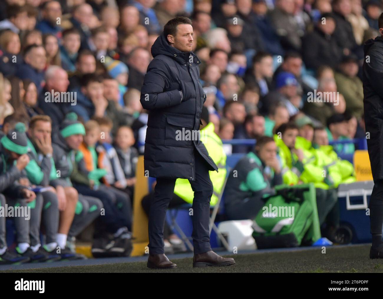 Joe Edwards manager of Millwall during the Sky Bet Championship match ...