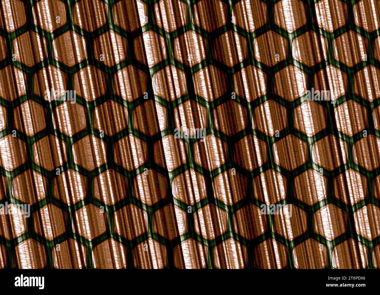 Oblique vertical curtain on orange cells with horizontal texture and ...