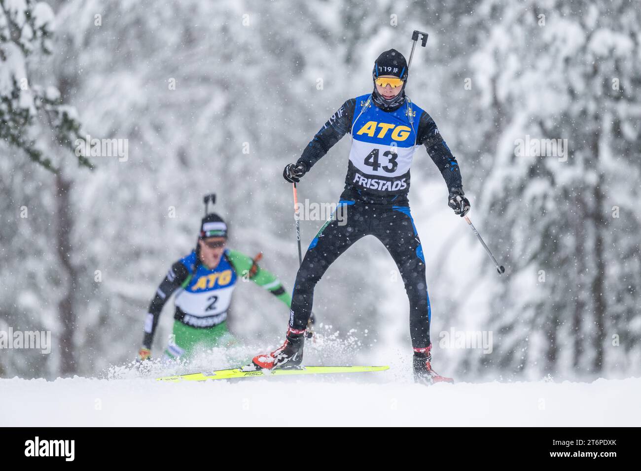 231111 Victor Berglund, I 19 Idrottsförening, tävlar i herrarnas SM i ...