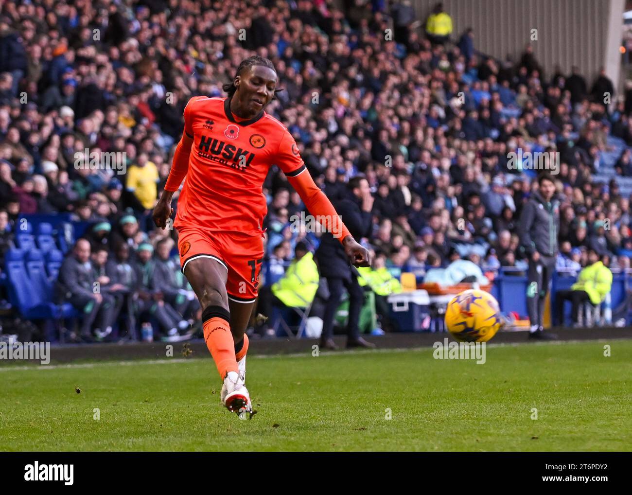 Brooke Norton-Cuffy #17 of Millwall during the Sky Bet Championship ...