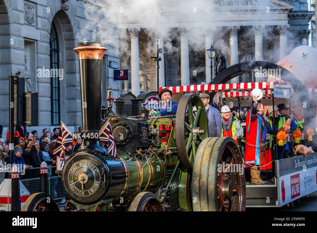 London, UK. 11 Nov 2023. The worshipful company of paviors traction ...