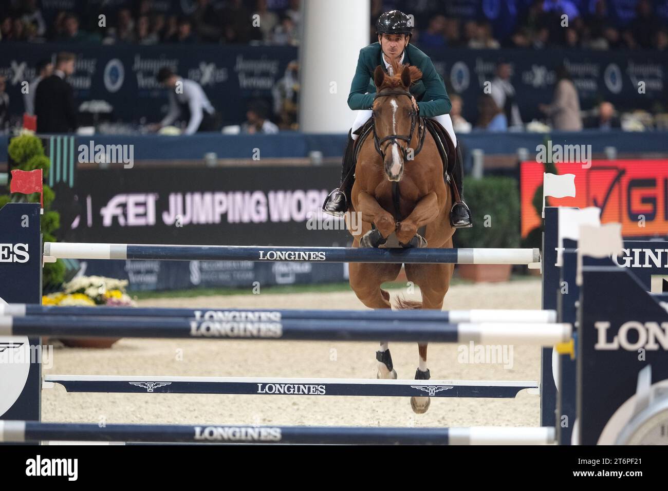 Steve Guerdat (SWI) riding Albfuehern Iashin Sitte in action during the ...