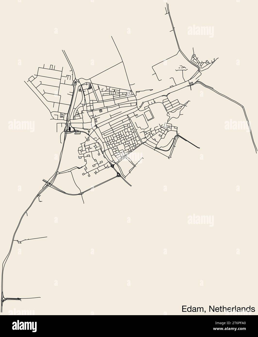 Edam town Stock Vector Images - Alamy