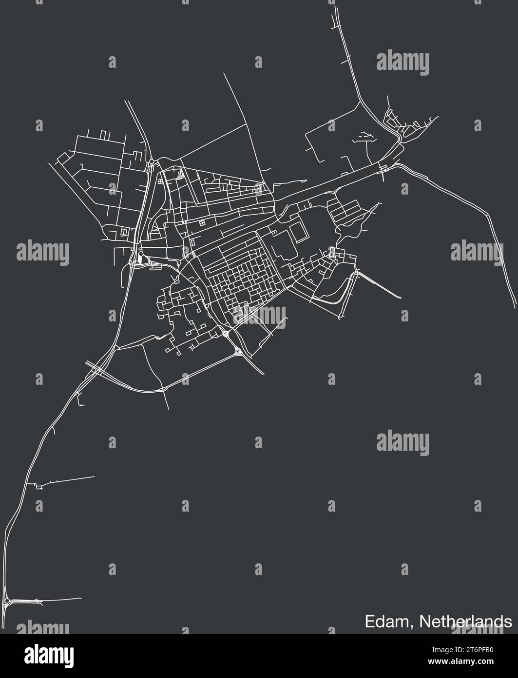 Edam town Stock Vector Images - Alamy