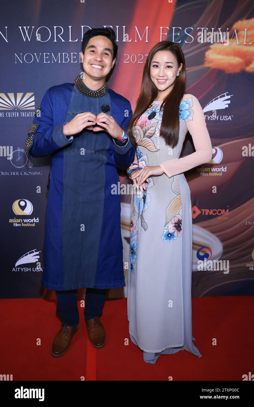 Culver City, California, USA. 8th November, 2023. Actor Baggio Saetti ...