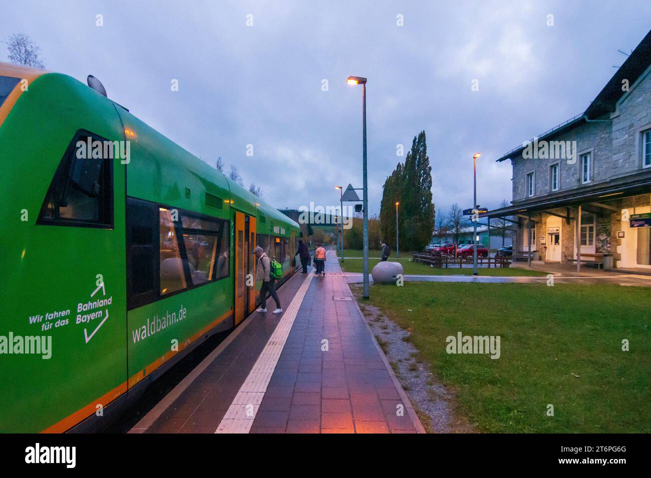 Train of waldbahn in lower bavaria hi-res stock photography and images ...