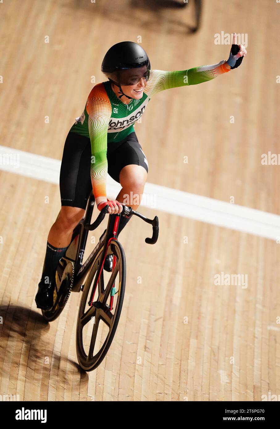 Ireland's Lara Gillespie celebrates after winning the Women's ...