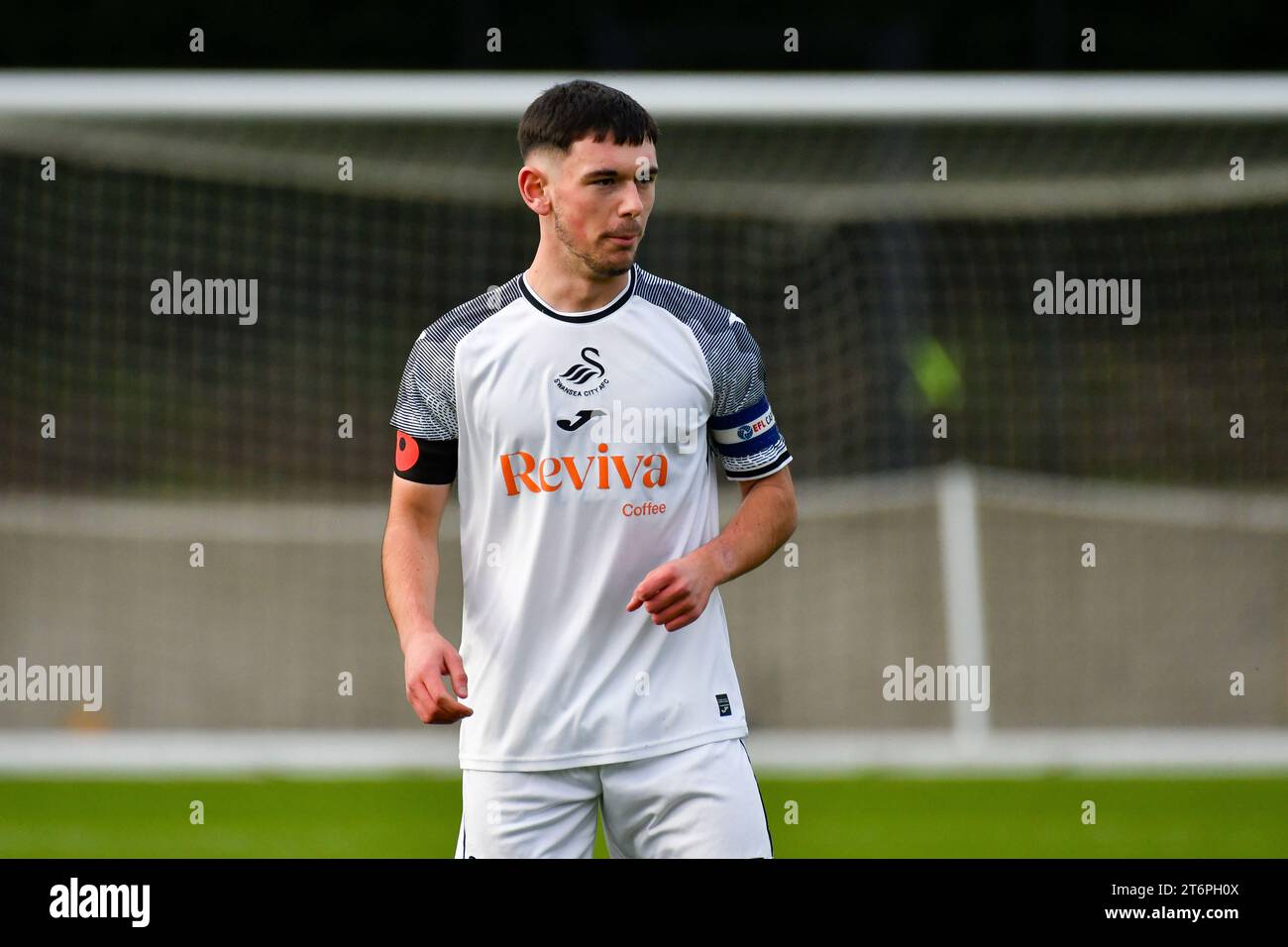 Swansea, Wales. 11 November 2023. Josh Pescatore of Swansea City during ...