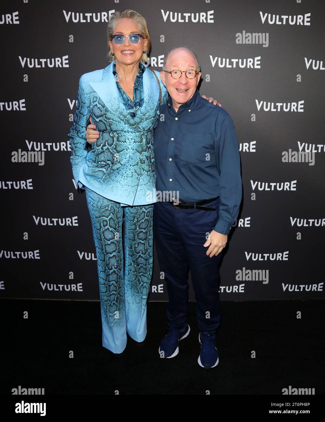 Sharon Stone, Jerry Saltz arrives at The Vulture Festival 2023, Sharon ...