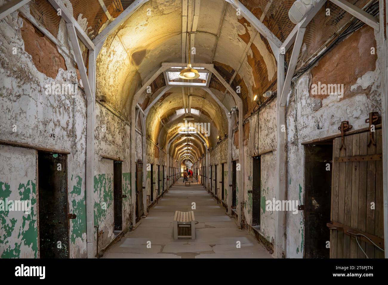 Philadelphia, PA – US – Oct 14, 2023 Interior view of The Eastern State ...