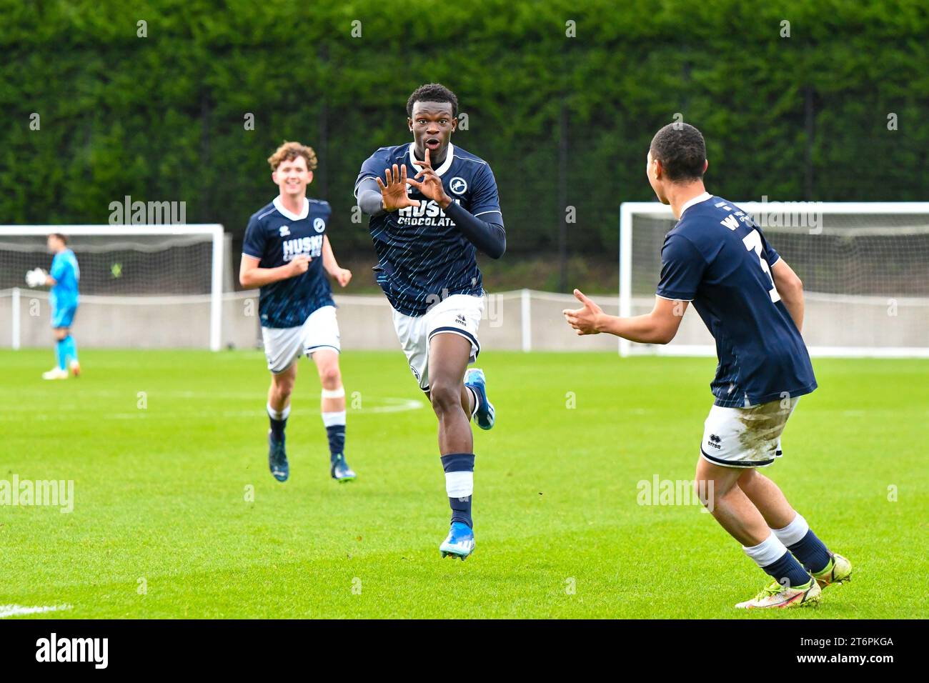 Swansea, Wales. 11 November 2023. Adedapo Olugbodi of Millwall ...