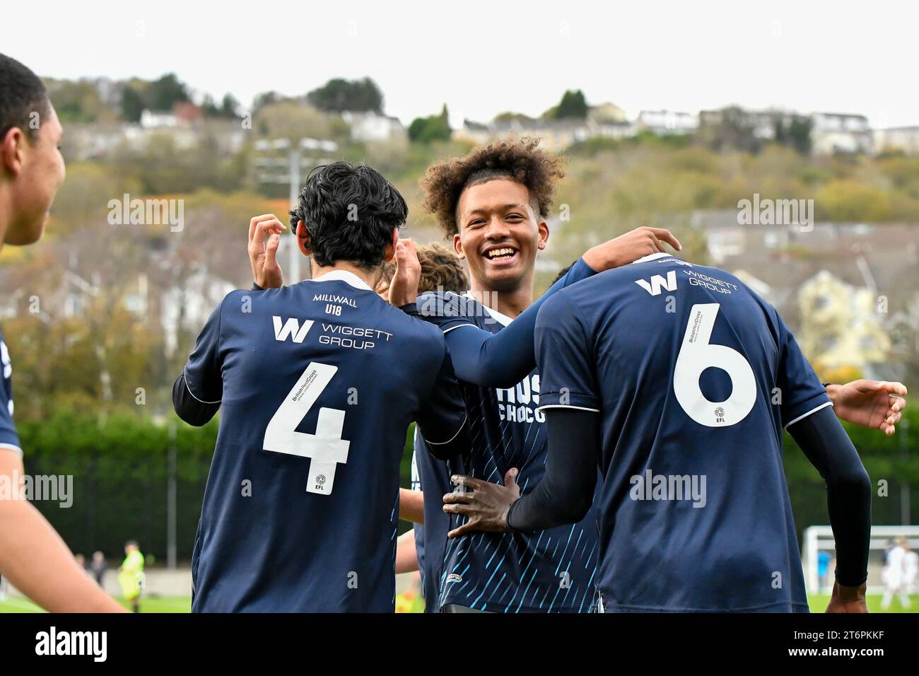 Swansea, Wales. 11 November 2023. Elias Mansor, Joshua Stephenson ...