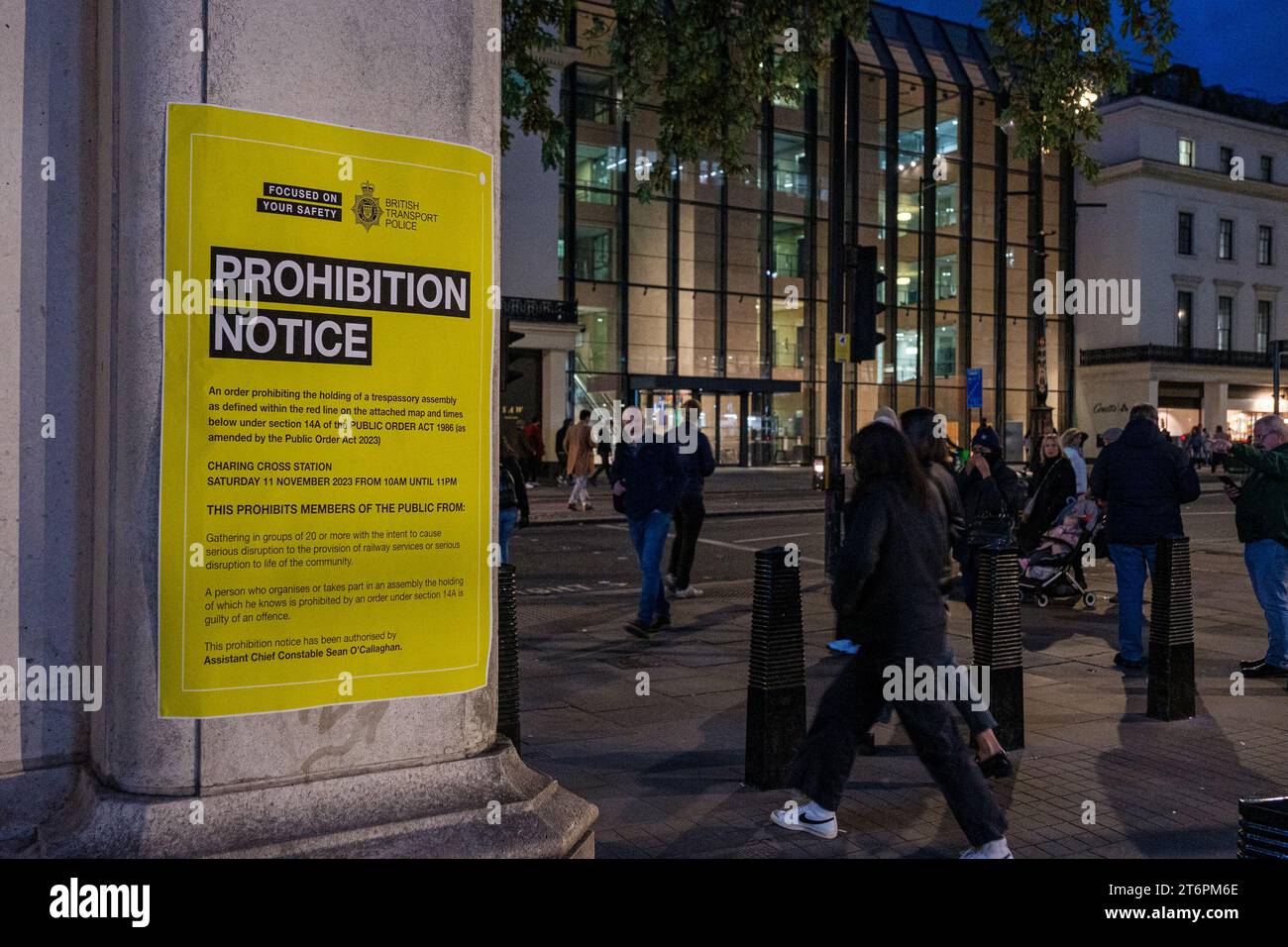 London, UK. 11th Nov 2023. Palestine Protests continue through London ...