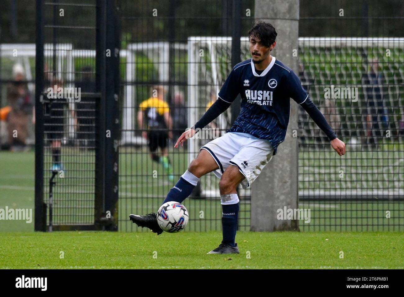 Swansea, Wales. 11 November 2023. Elias Mansor of Millwall in action ...