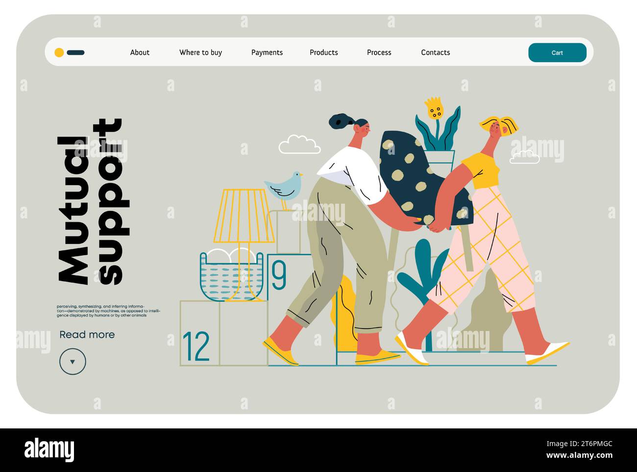 Reciprocal assistance Stock Vector Images - Alamy