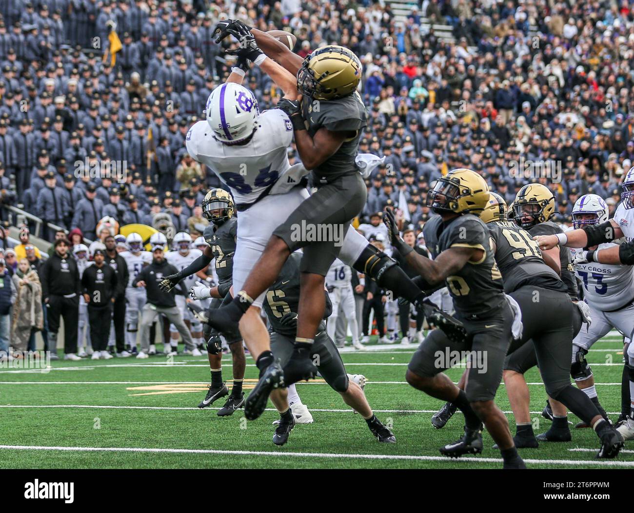 November 11, 2023: Army Black Knights defensive back Jabari Moore (4 ...