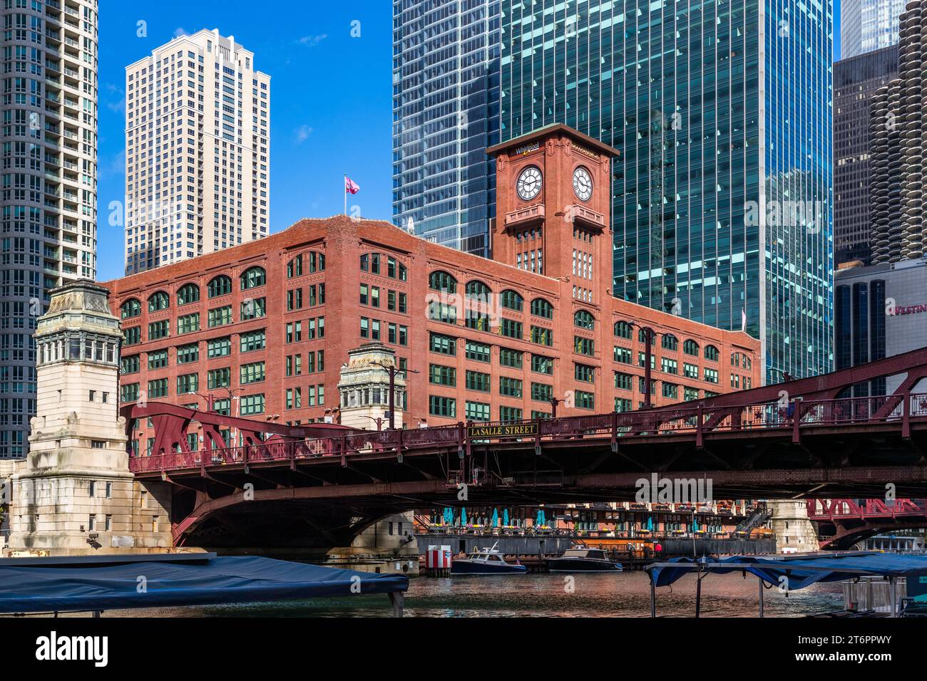 The Chicago Riverwalk runs from Lake Shore Drive on Lake Michigan to ...