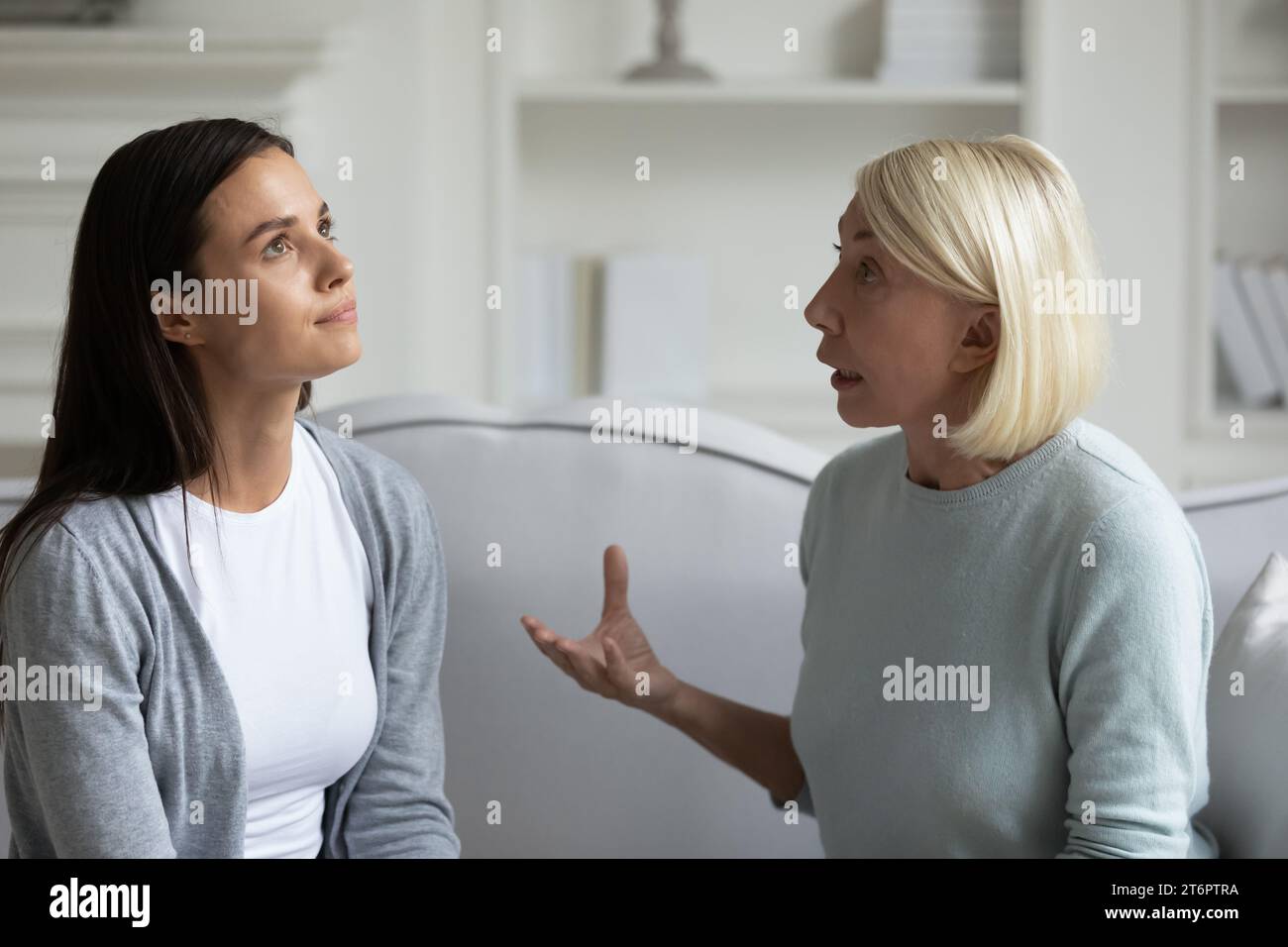 Strict older woman hi-res stock photography and images - Alamy