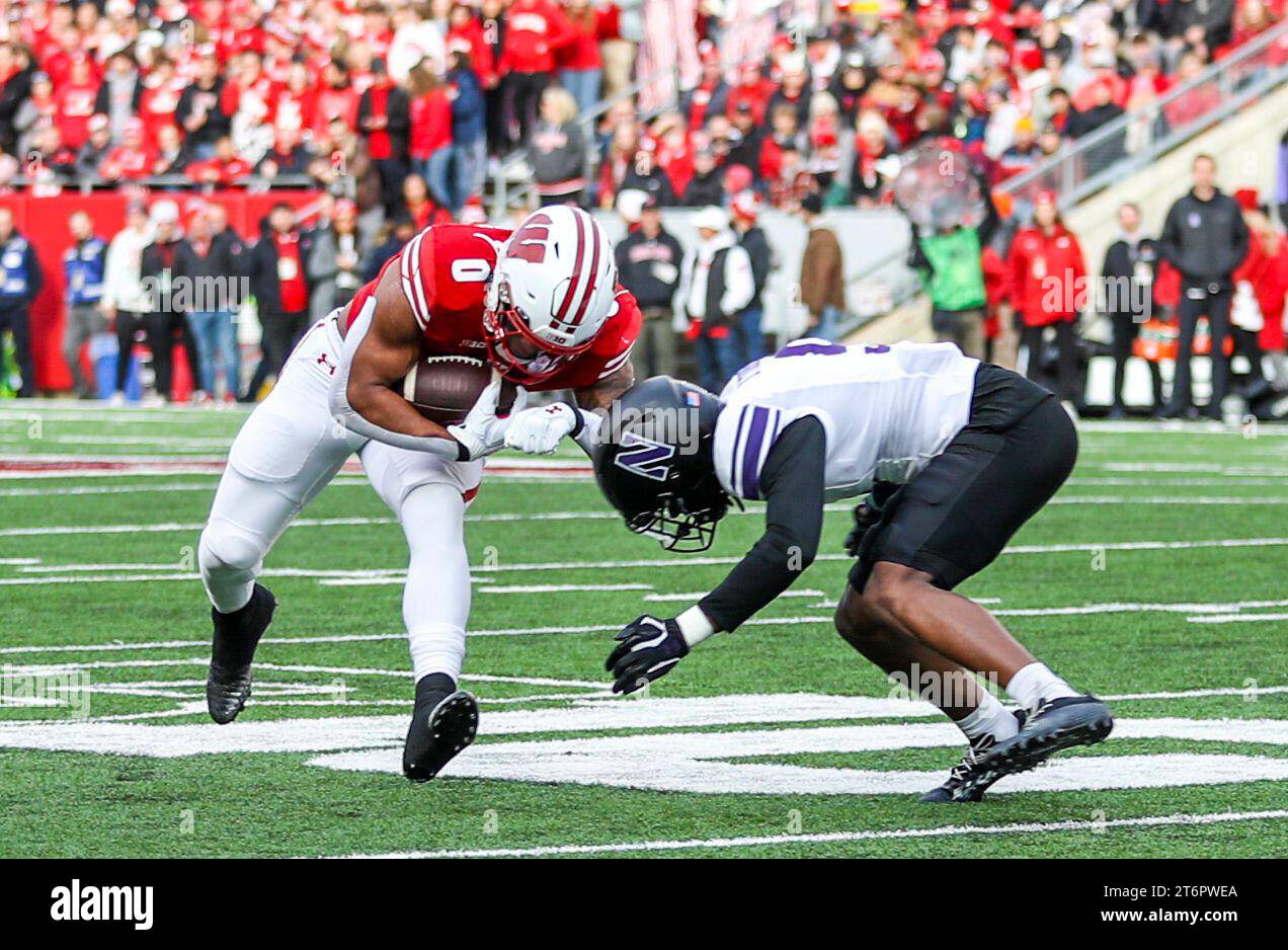 MADISON, WI - NOVEMBER 11: Wisconsin running back Braelon Allen (0 ...