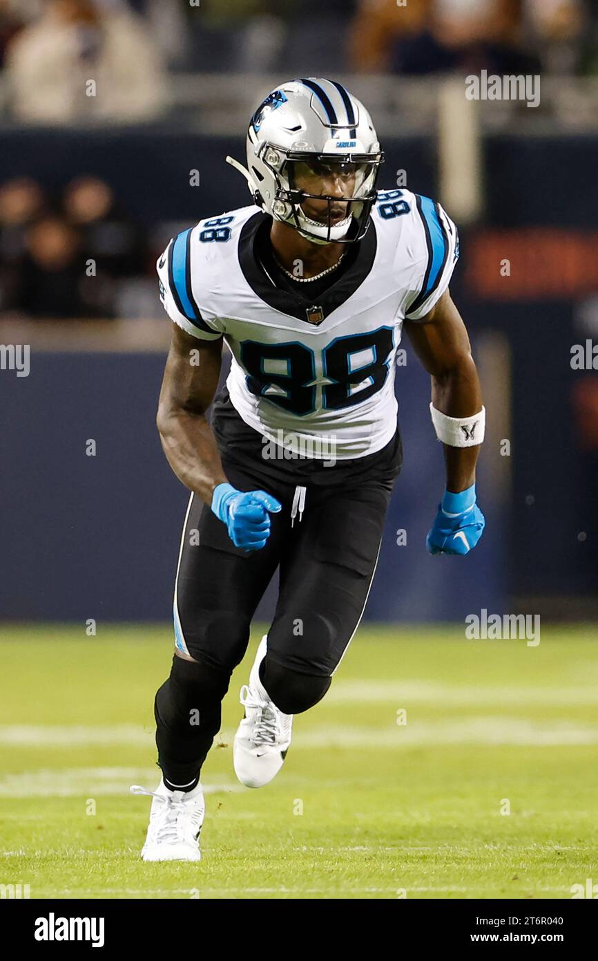 Carolina Panthers wide receiver Terrace Marshall Jr. (88) runs on the ...